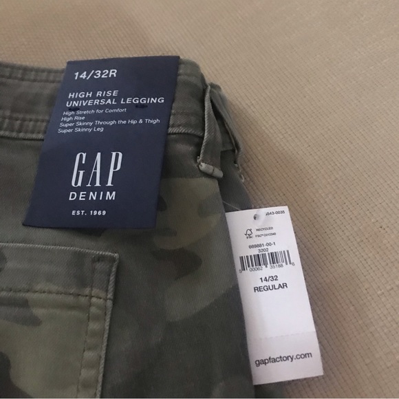 GAP Factory | Pants & Jumpsuits | High Rise Camo Universal Legging ...